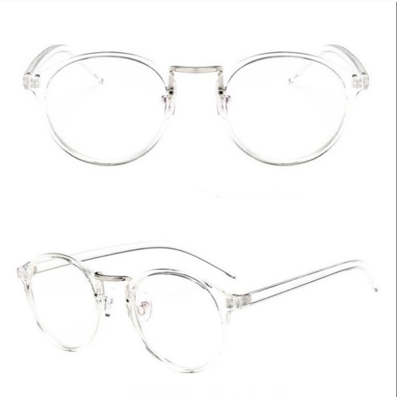 Glasso | Accessories | Fashion Transparent Round Eye Glasses Clear ...